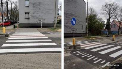 Wyniesione przejście dla pieszych gotowe. Roboty zakończono przed czasem – 24zabrze.pl – Portal ...